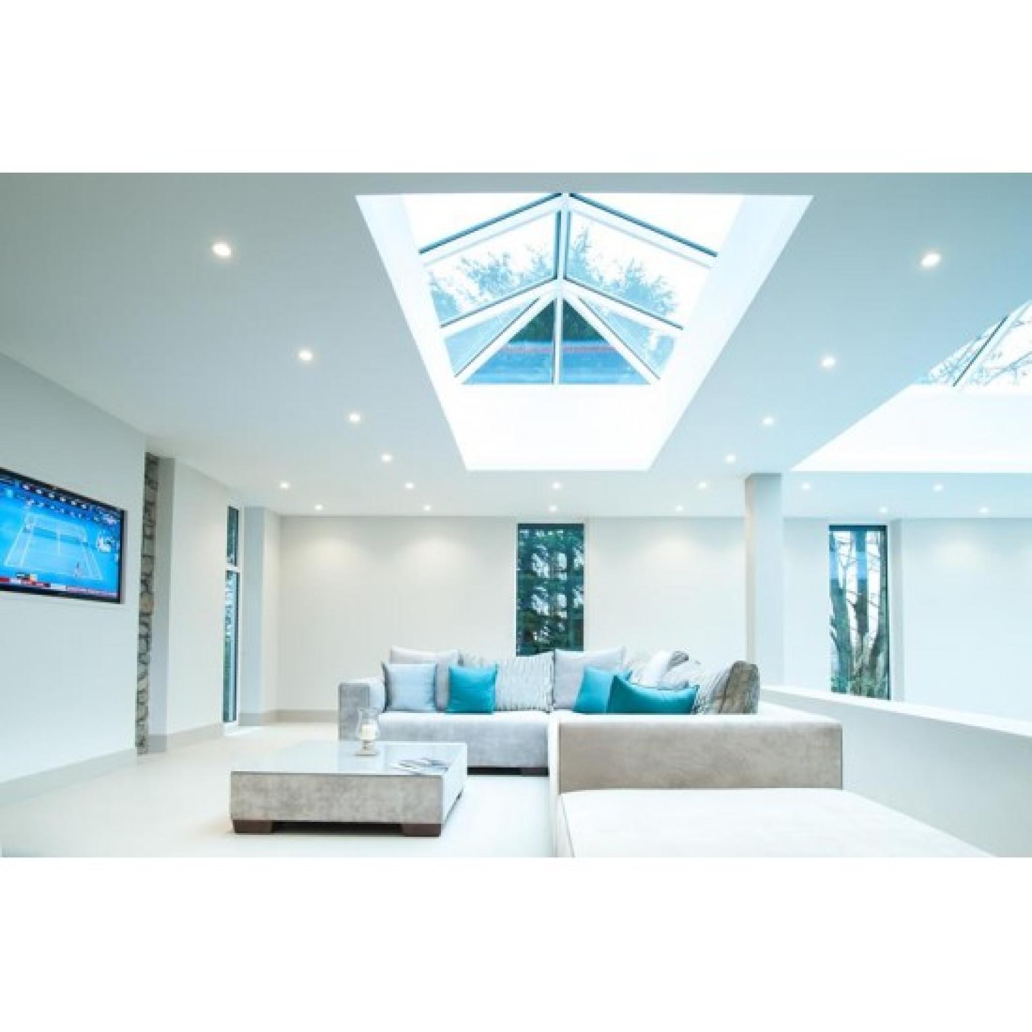 ATLAS 2M X 1M ALUMINIUM ROOF LANTERN 6 PANE VERSION